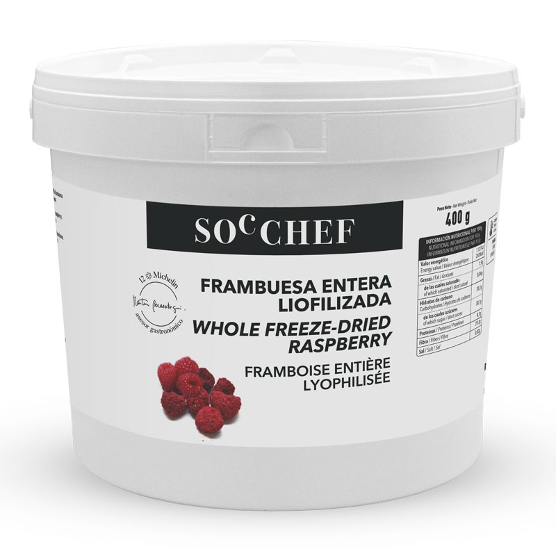 FRAMBUESA ENTERA LIOFILIZADA 400g [10-109700-1] : SOC Chef - Productor ...